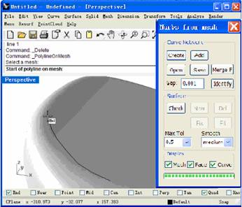 Tutorial 4 - Convert a mesh to multiple surfaces with quad face